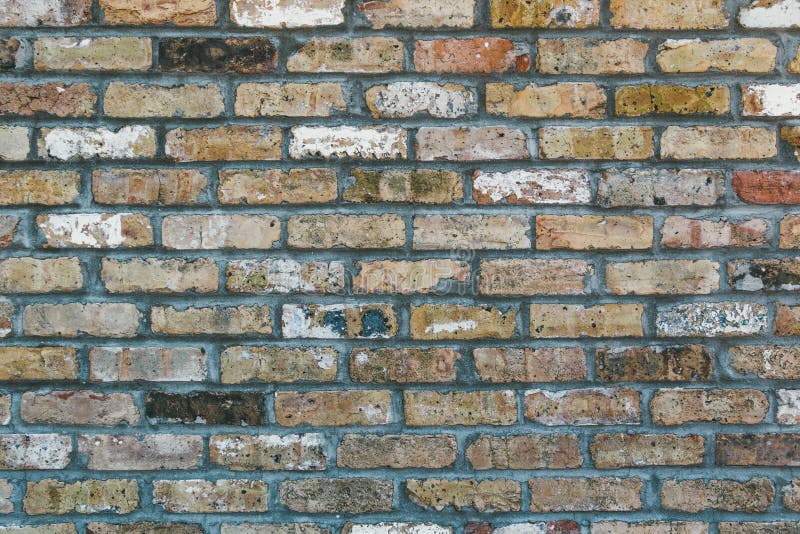 Vintage Brick Wall Background Texture Stock Photo - Image of detail ...