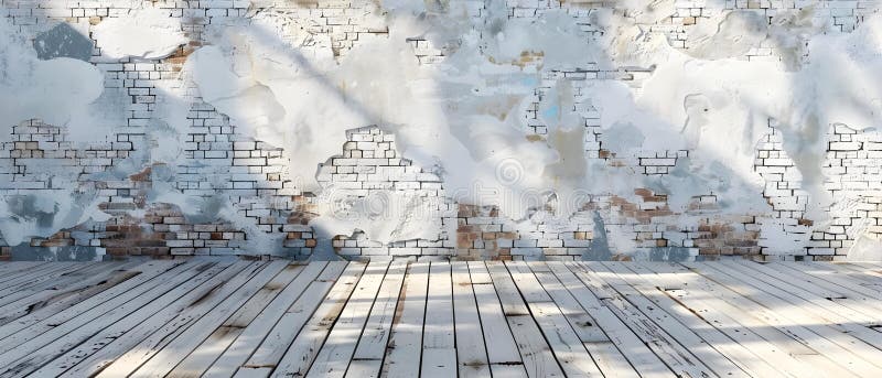 Vintage Brick Wall Gallery: Minimalist Studio Space. Concept Vintage ...