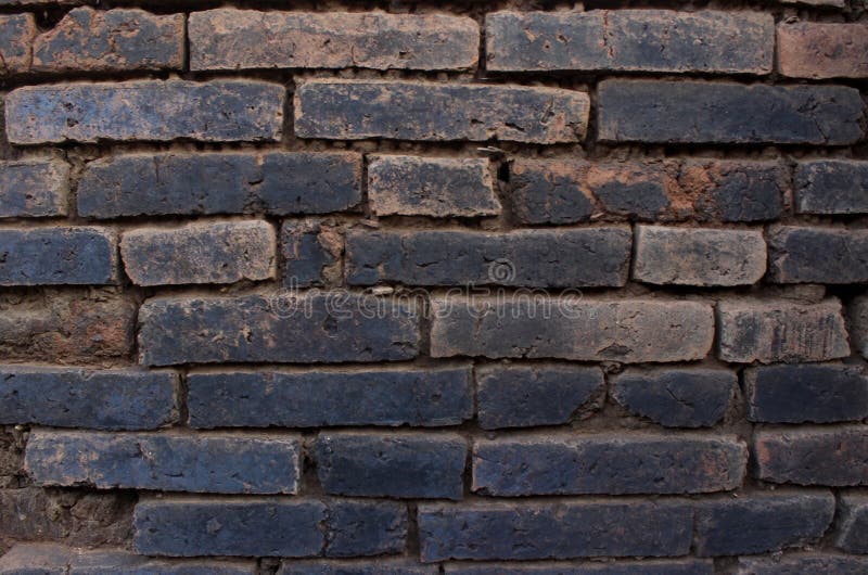 Vintage Brick Wall Texture with Rustic Weathered Look Stock Photo ...