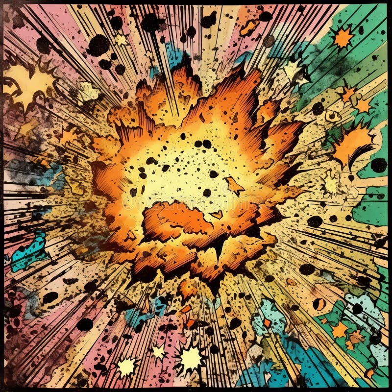 Comic Explosion Perfect Stock Illustrations – 488 Comic Explosion ...