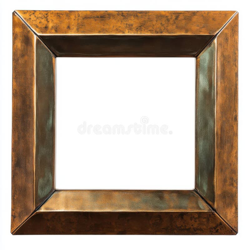 Vintage Bronze Square Frame with Rustic Finish for Artwork or ...