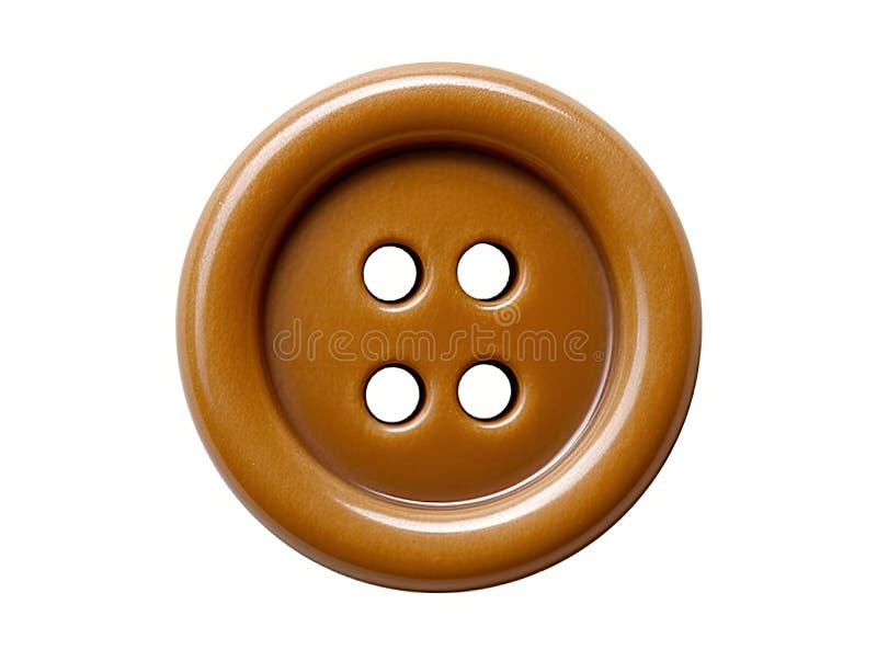 Vintage Brown Button Set: Retro Elegance in Isolation Stock ...
