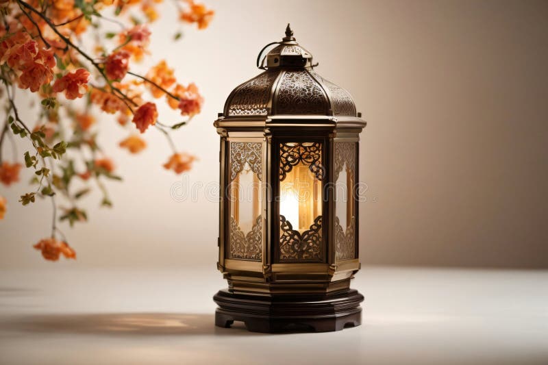 Vintage brown lantern stock illustration. Illustration of fuel - 304868646