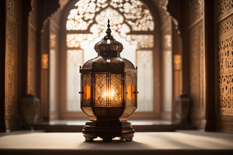 Vintage brown lantern stock illustration. Illustration of flame - 304868645