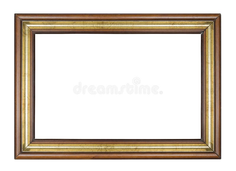 Vintage Brown and Rectangle Frame Stock Image - Image of handcraft ...