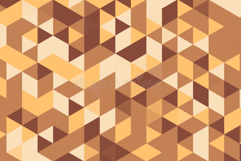 Vintage Brown Triangular Pixelated Texture with a Classic Digital ...