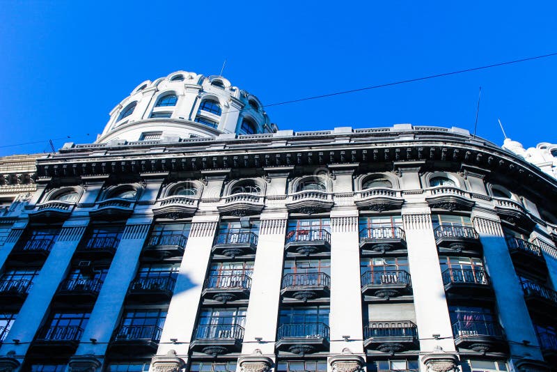 Vintage Building Architecture City Detail Exterior Stock Photo - Image ...