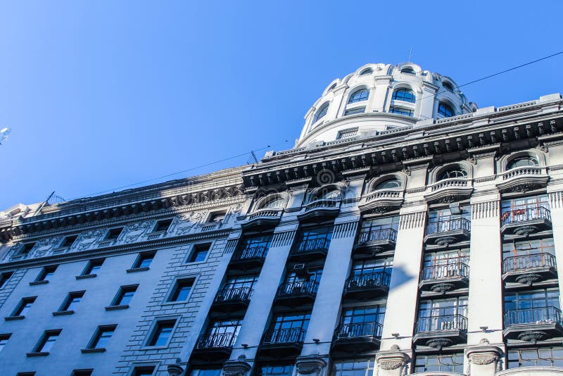 Vintage Building Architecture City Detail Exterior Stock Image - Image ...