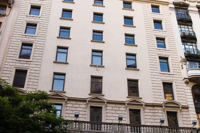 Vintage Building Architecture Icon Closeup Retro Style Stock Photo ...