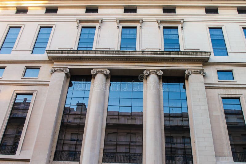 Vintage Building Architecture Icon Closeup Retro Style Stock Image ...