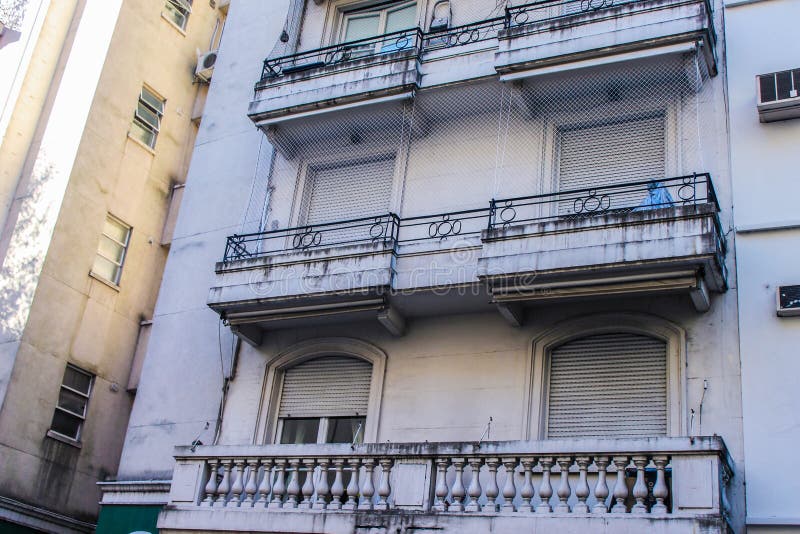 Vintage Building Facade Architecture Wall Pattern Stock Image - Image ...