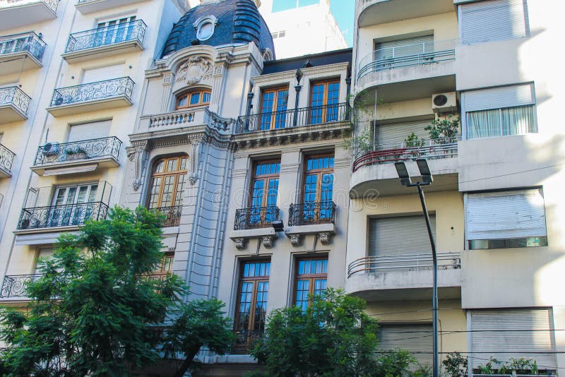 Vintage Building Facade Architecture Symbol House Stock Image - Image ...