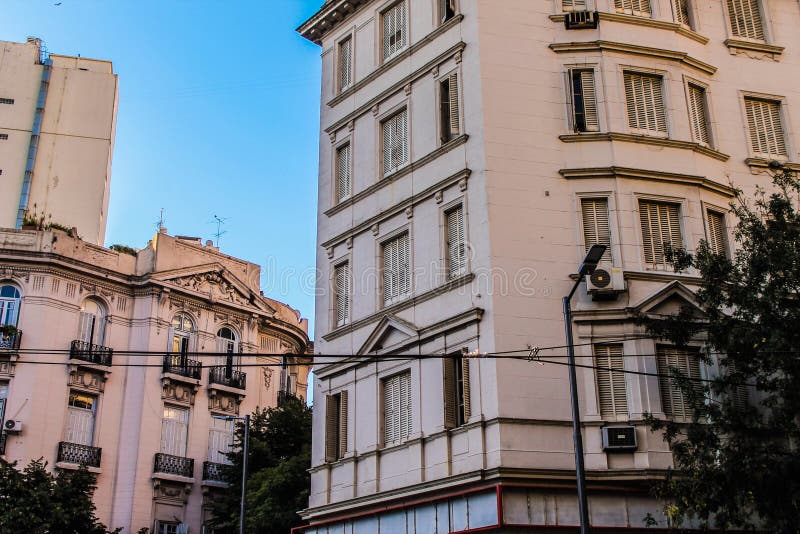 Vintage Building Facade History Architecture Hotel Stock Image - Image ...