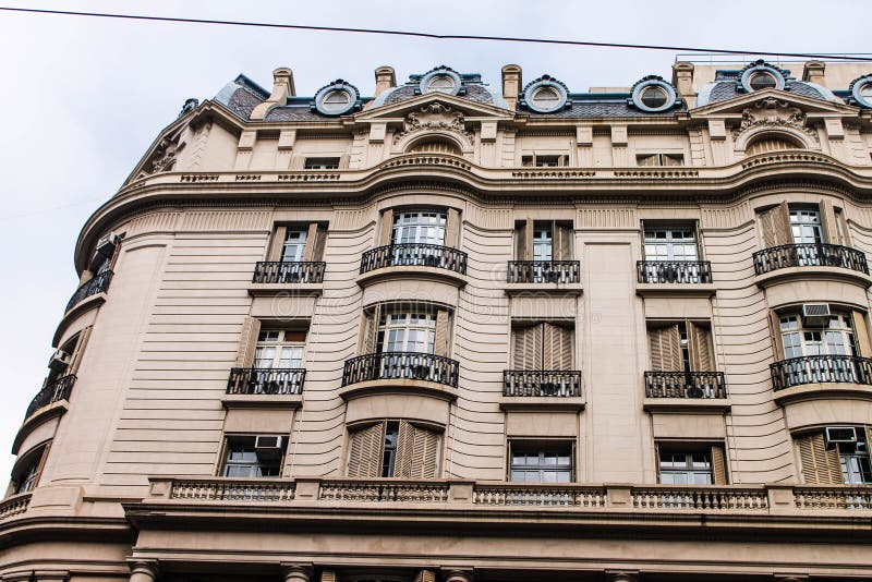 Vintage Building Facade Architecture Buildings Classic Stock Photo ...