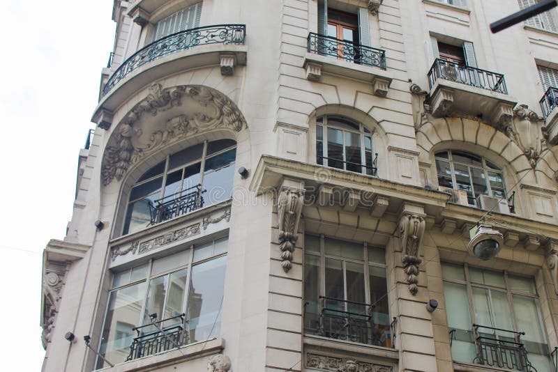 Vintage Building Facade History Historic Urban Symbol Stock Image ...