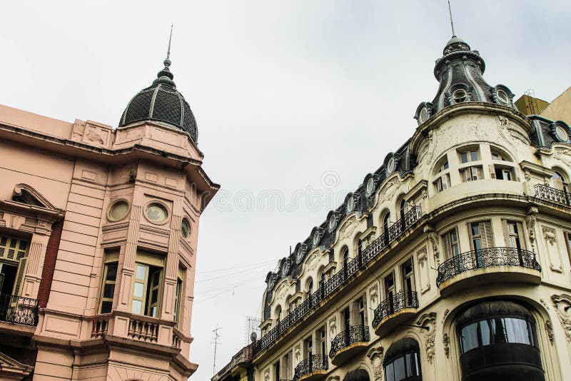 Vintage Building Facade Classical Hotel Historical Stock Image - Image ...