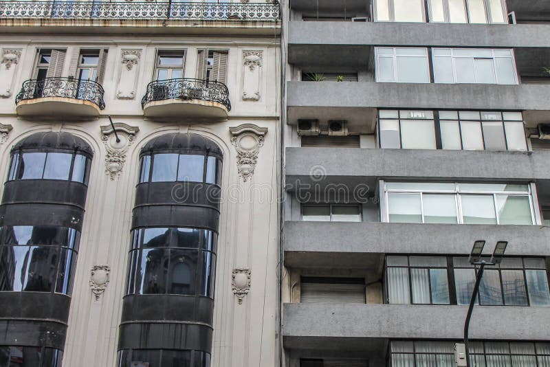 Vintage Building Facade Architecture Outside Design Stock Image - Image ...