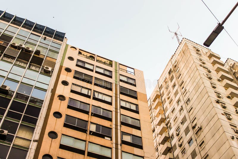 Vintage Building City Exterior Closeup Isolated Retro Stock Photo ...