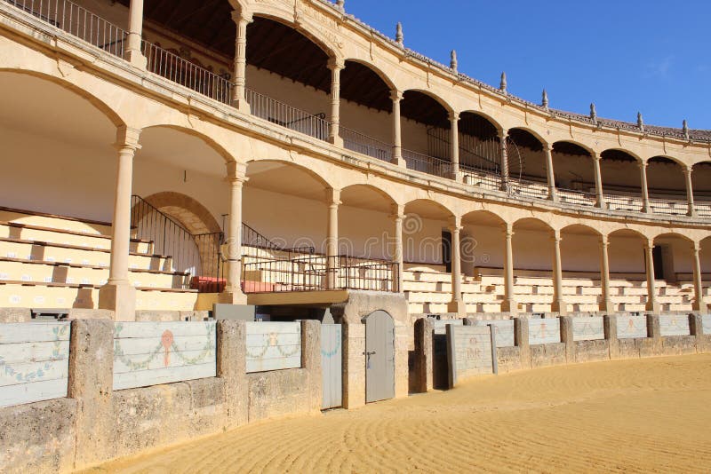 Vintage bullring photo stock photo. Image of tourism - 82658742