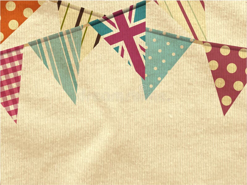Vintage bunting frame stock vector. Illustration of event - 24740751