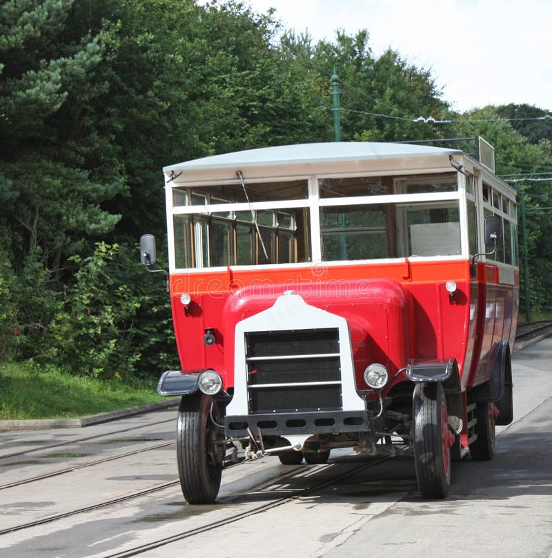 Vintage Bus stock image. Image of ride, british, transport - 19085125