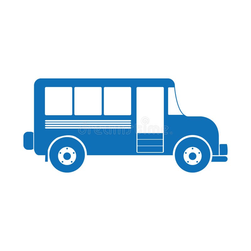 Vintage bus icon image stock vector. Illustration of icon - 80823887
