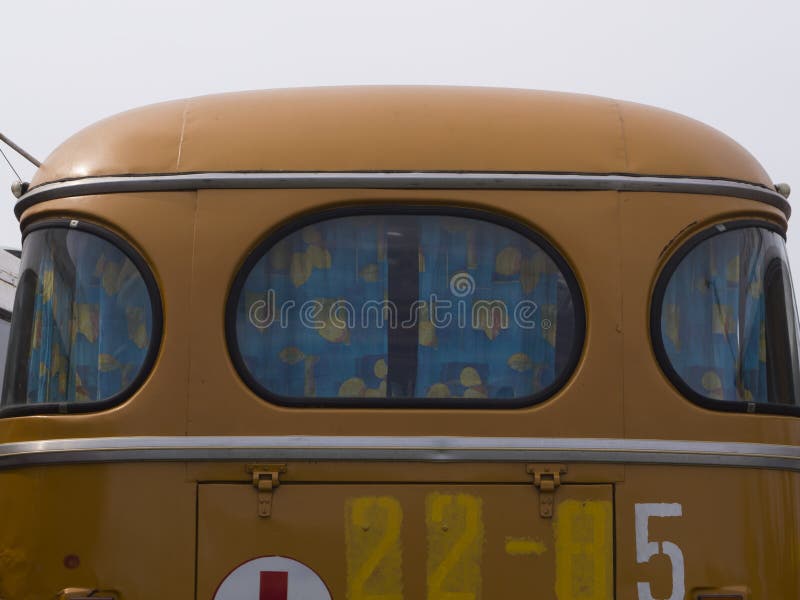 Vintage Bus Rear Window Stock Photos - Free & Royalty-Free Stock Photos ...