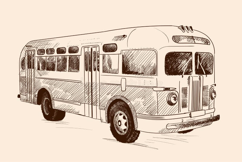 Vintage Bus Stock Illustrations – 11,597 Vintage Bus Stock ...
