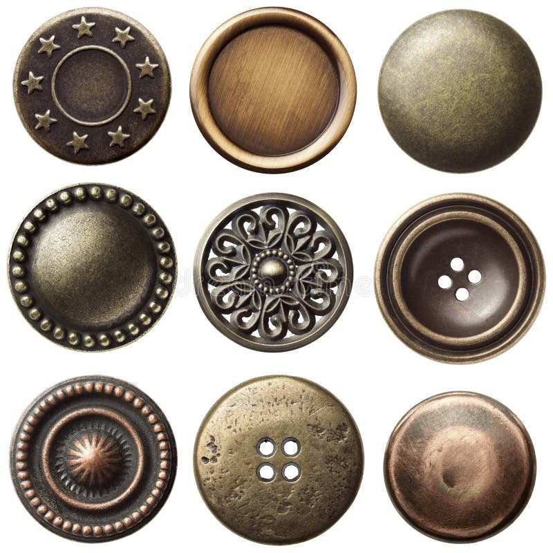 Vintage buttons stock photo. Image of clothing, dressmaking - 21693058
