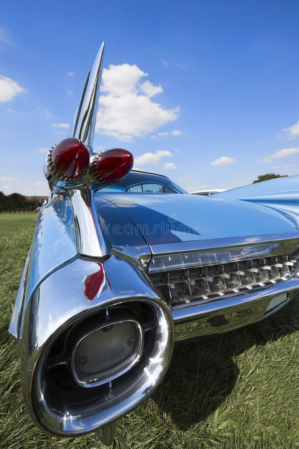 Vintage cadillac tail stock photo. Image of beautiful - 20652172