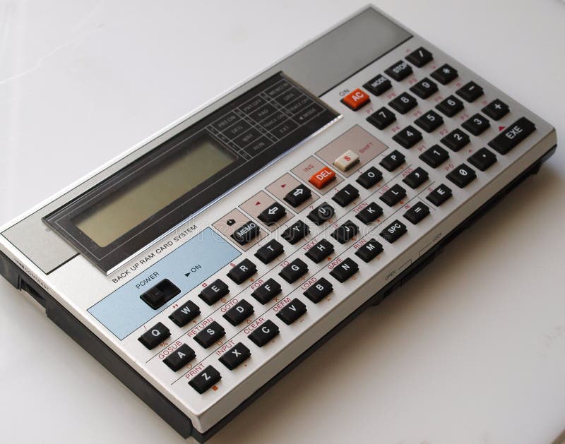 Vintage calculator stock photo. Image of contact, network - 269098534