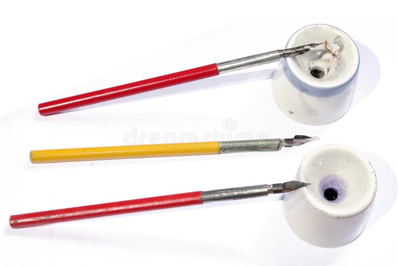 Drawing Ink Pen Pots Stock Photos - Free & Royalty-Free Stock Photos ...