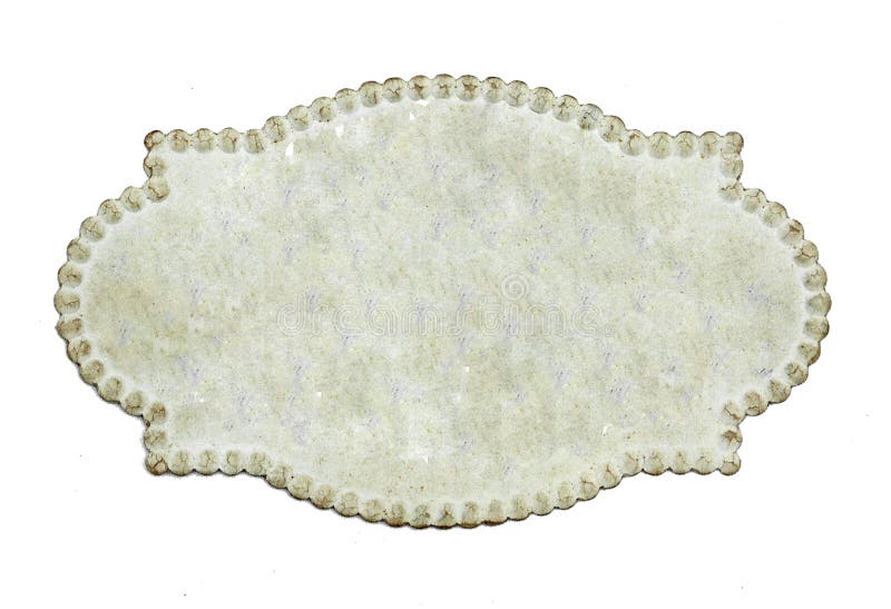 A Vintage Calling Card Isolated on White Stock Photo - Image of ...