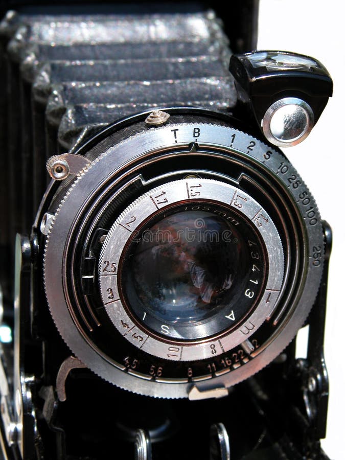 A Vintage Camera stock photo. Image of background, lens - 3664776