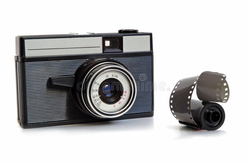 1960s Film Camera stock image. Image of black, background - 10820753