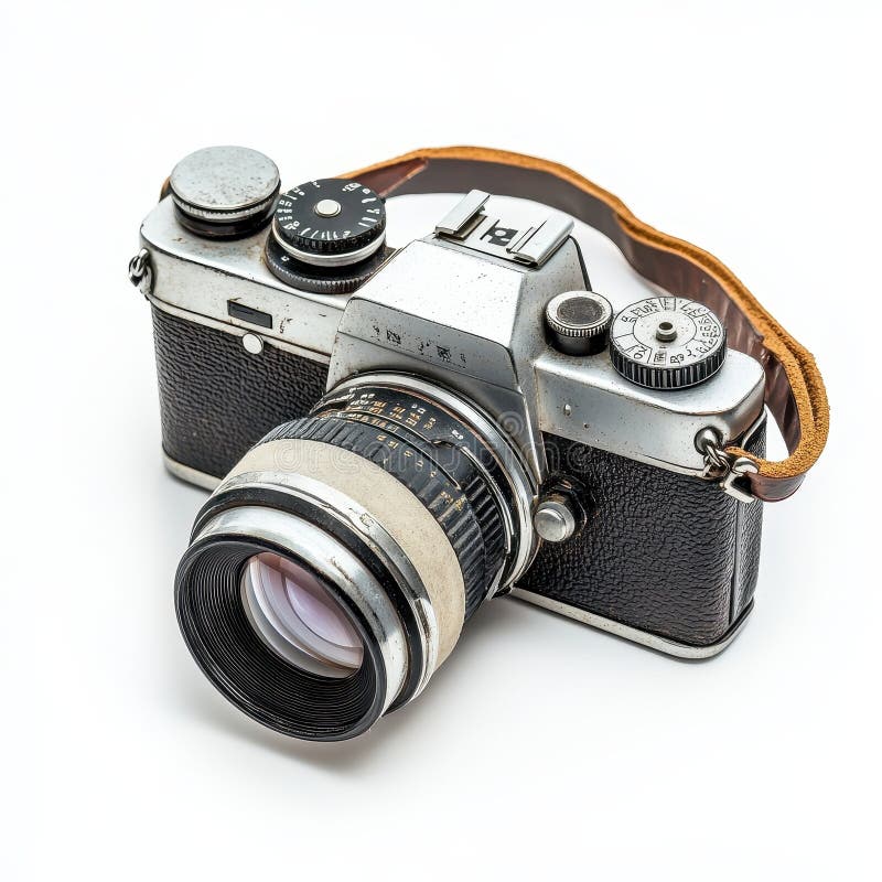A Vintage Camera with a Classic Design, Showcasing Photography Tools ...