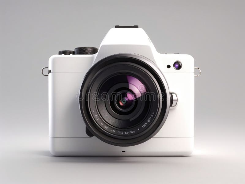 Colorful 3d Render Camera with Gradient Color Background Stock ...