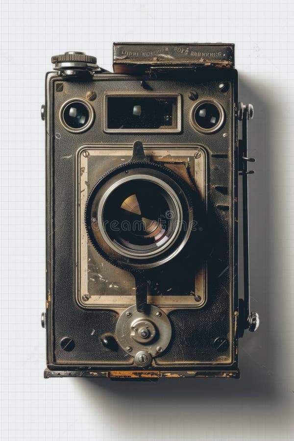 A Vintage Camera with a Lens Attached, Perfect for Photography and Art ...