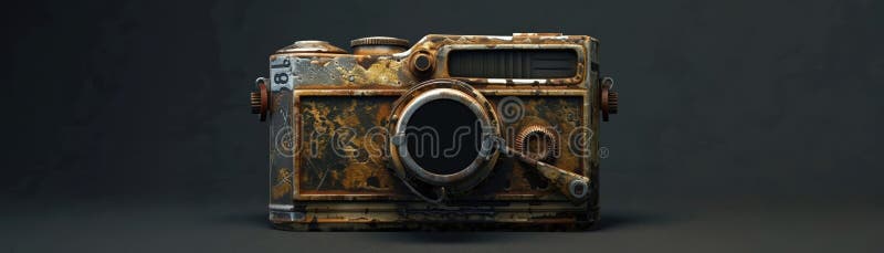 Vintage Camera Model with Realistic Wear and Tear Textures Ideal for ...
