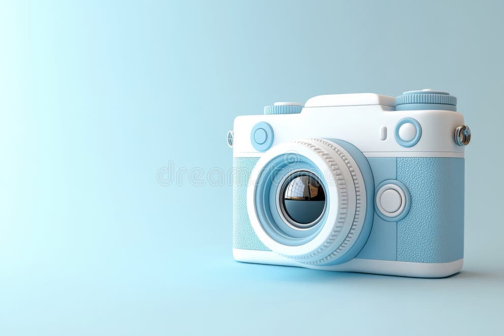 A Vintage Camera, Perfect for Capturing Memories Stock Illustration ...