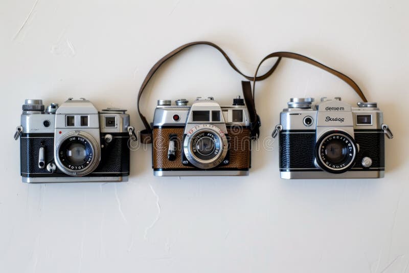 Vintage Camera in Retro Look on White Background. AI Generated Stock ...