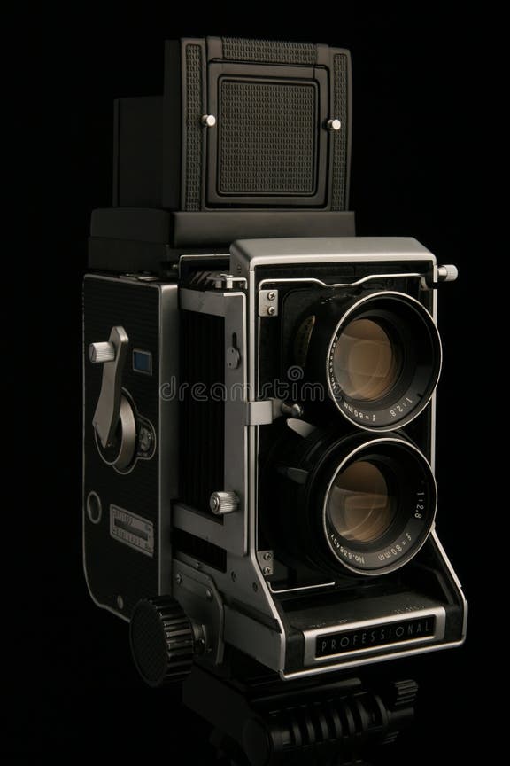 Vintage Camera Three Quarter Stock Photo - Image of camera ...