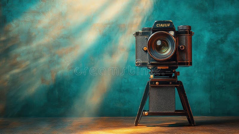 Vintage Camera on Tripod, a Timeless Classic for Photography ...