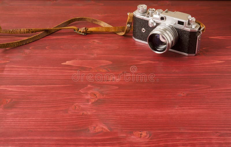 Vintage Cameras stock image. Image of table, wood, abstract - 69897651