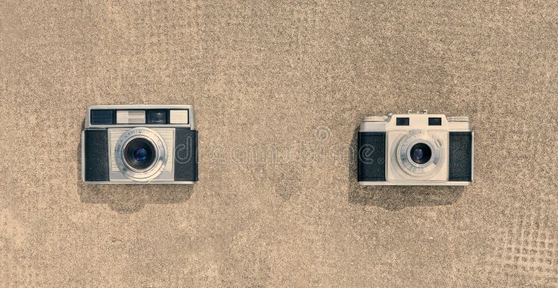 Vintage Cameras stock photo. Image of lens, inherit, abstract - 7806508