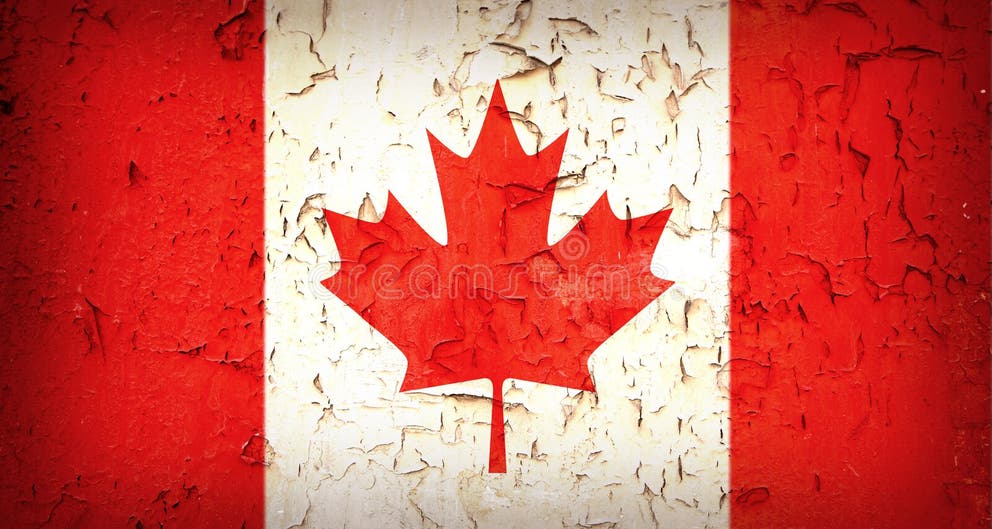 Vintage Canadian Flag stock image. Image of canada, patriotic - 27474587