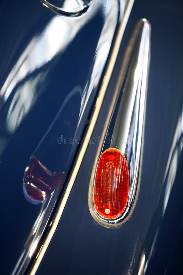Vintage car break light stock image. Image of detail - 57574987