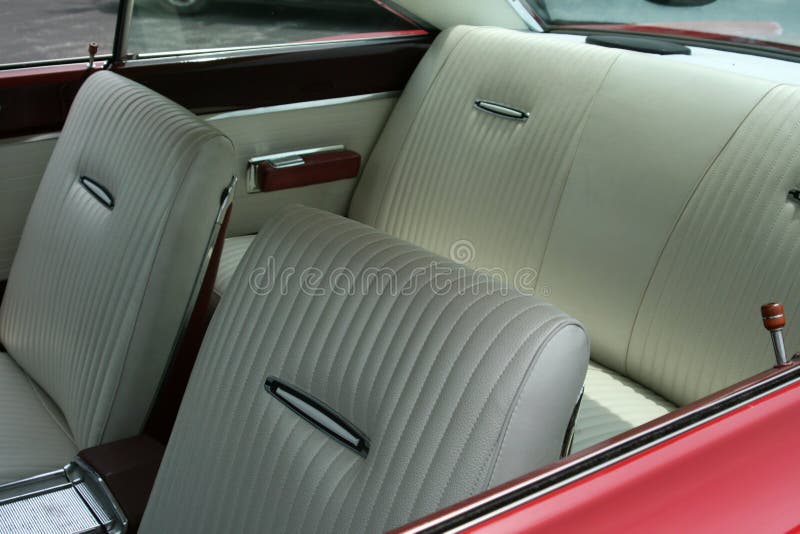 Vintage car interior stock photo. Image of interior, leather - 2653260