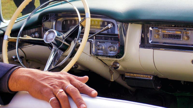 Royal Vintage car interior editorial photo. Image of design - 87743906