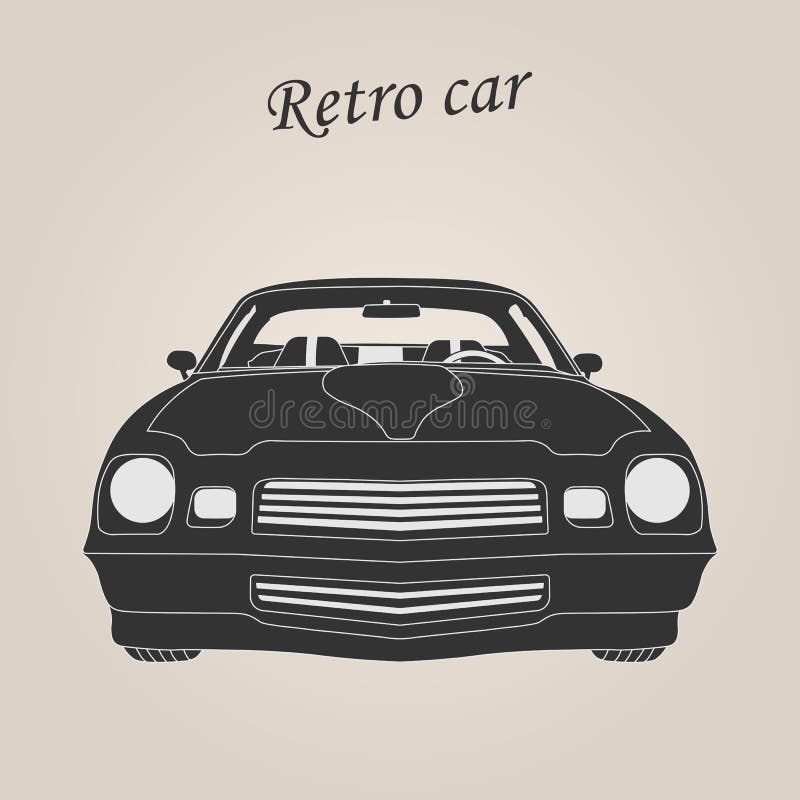Vintage Car. Retro Car. Classic Car. Vector Stock Illustration ...